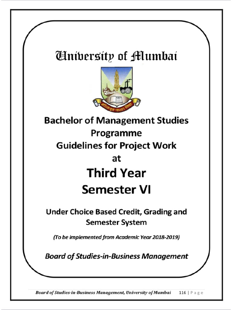 Guidelines For Black Book Project | PDF