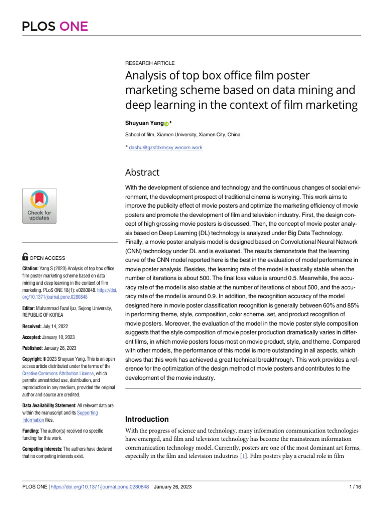 Yang. S Analysis of Top Box Office Film Poster Marketing Scheme Based ...