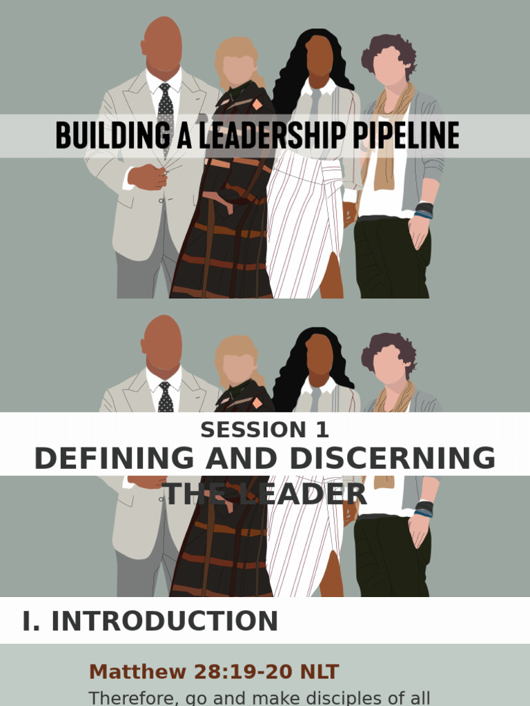 01 Defining and Discerning The Leader - Slides | PDF | Disciple ...