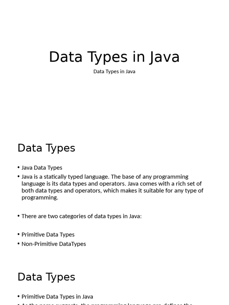 Data TYpes | PDF | Data Type | Integer (Computer Science) Data TYpes | PDF | Data Type | Integer (Computer Science)