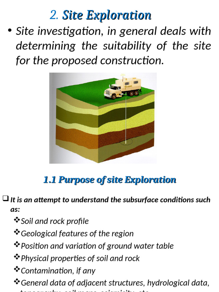 Chapter Two Soil Exploration | PDF