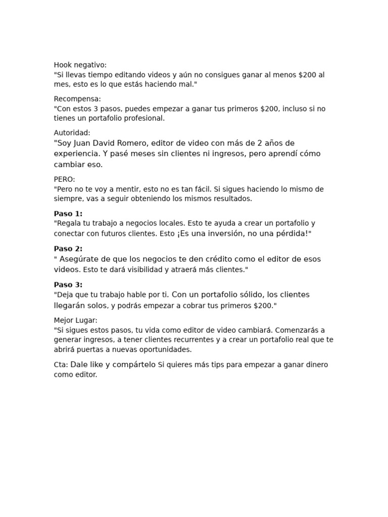 Gana $200 Mensuales Editando Videos | PDF