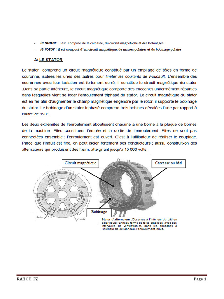 Machine Synchrone: Guide Technique | PDF