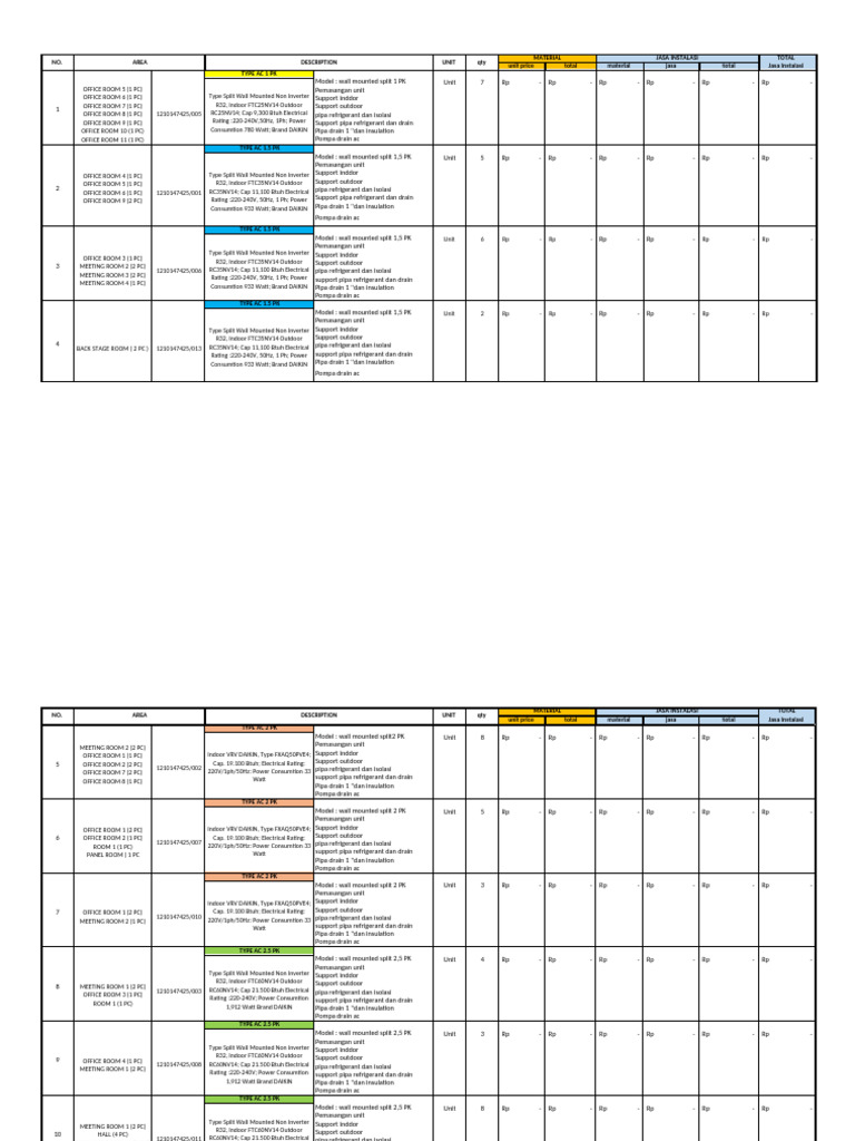 Spek AC | PDF | Physical Quantities | Temperature