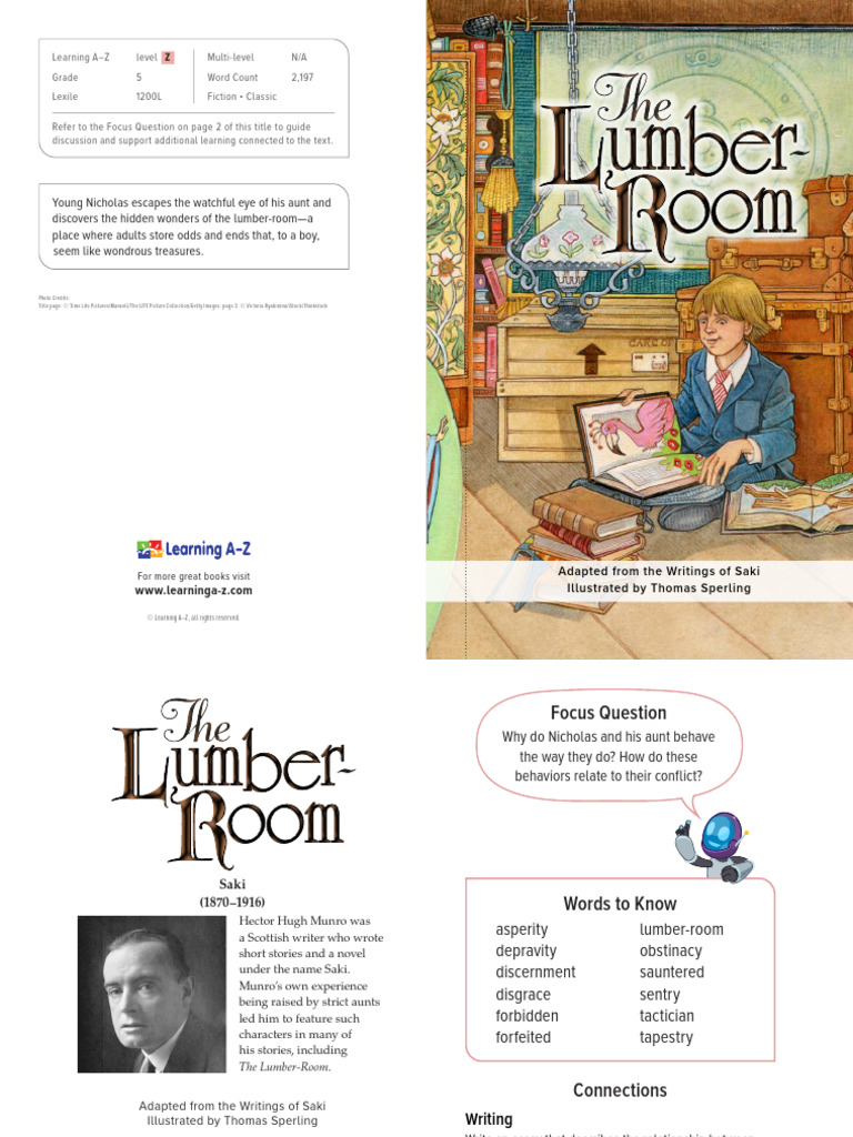 Lumber Room Raz Pdf Saki