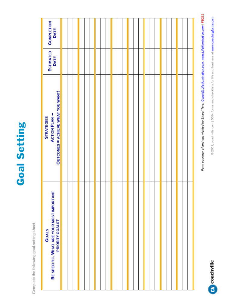 232 Goalsetting | PDF