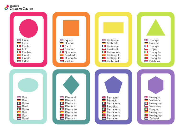 Shape Flash Cards 002 1 en | PDF