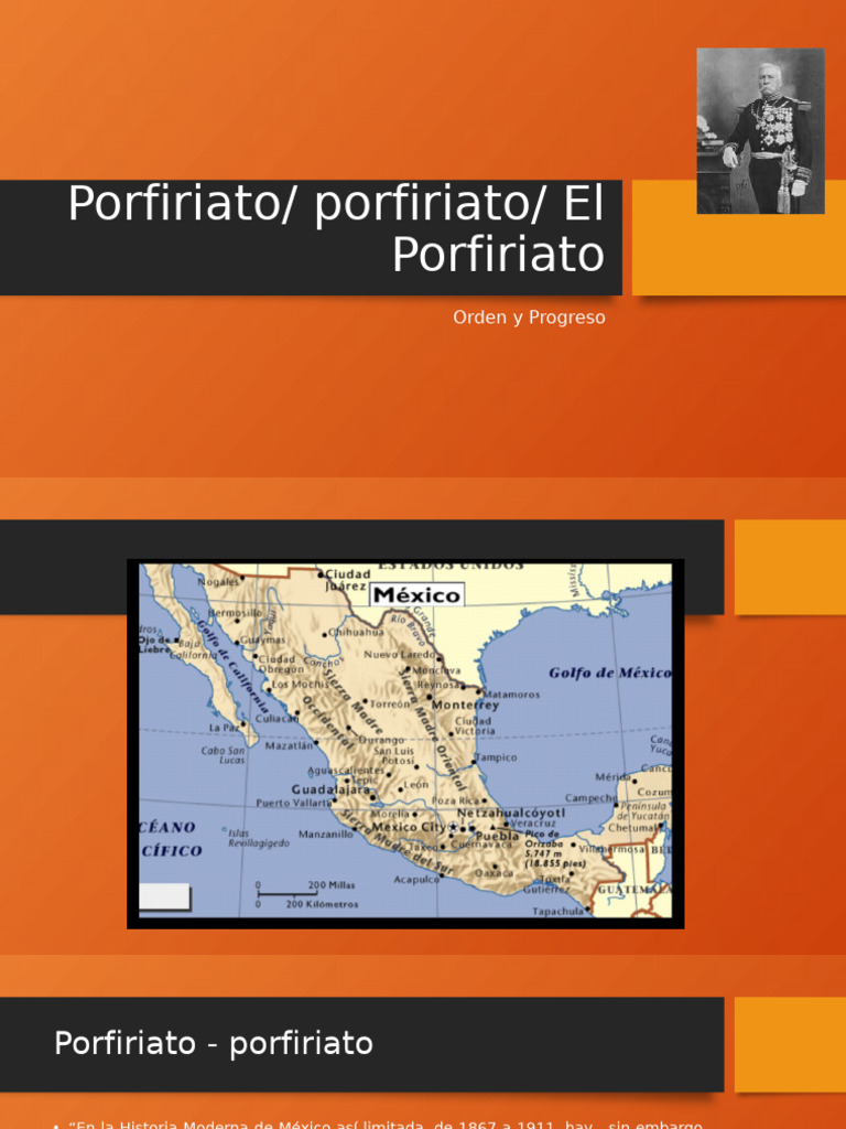 El Porfiriato: Poder y Progreso en México | PDF | México | revolución mejicana