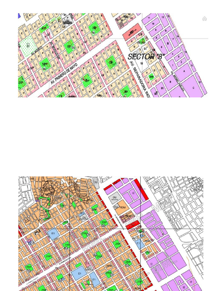 Mapa de Zonificacion | PDF