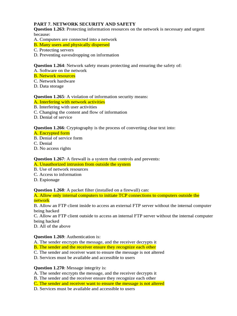 PART 7 + 8 | PDF | Computer Network | Port (Computer Networking)