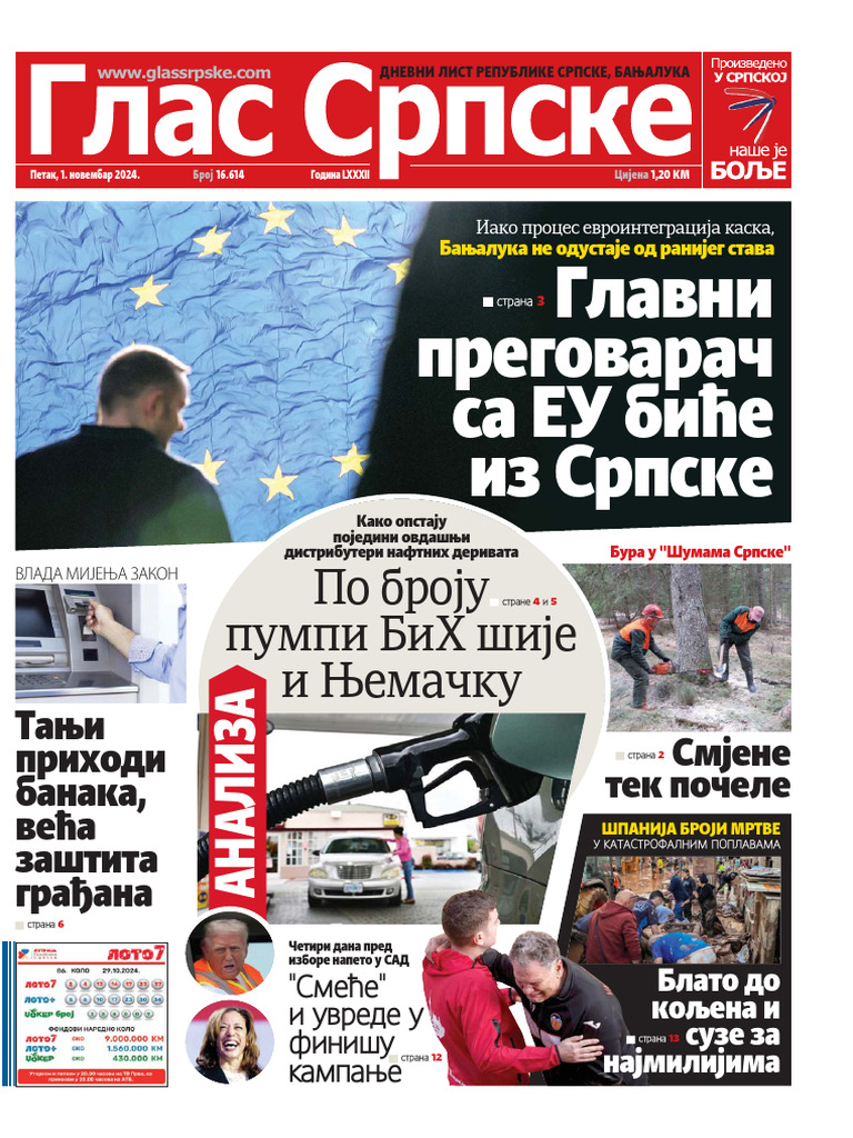 Glas Srpske 20241101 | PDF