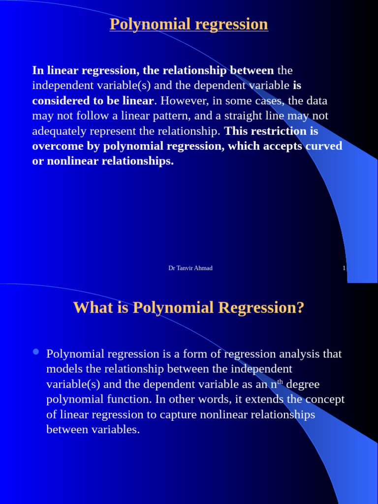 Polyynomial Regression | PDF | Linear Regression | Regression Analysis