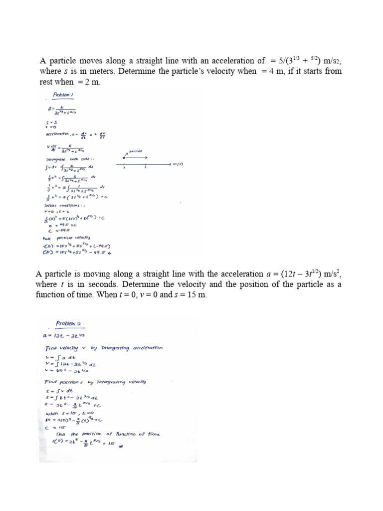 Dynamics - Problem Skema | PDF