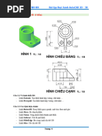 Bai Tap Cad 2d-Hau | PDF