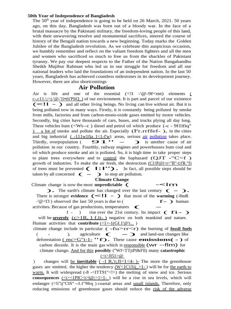 pragrhap | PDF | Global Environmental Issues | Natural Environment