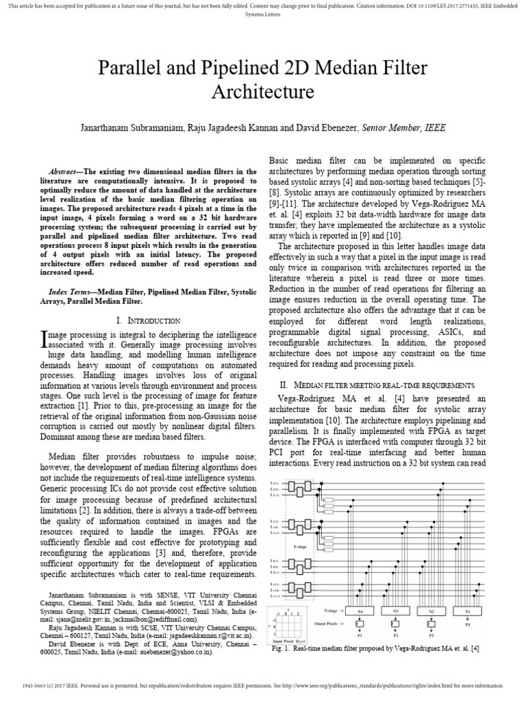 subramaniam2017 | PDF | Field Programmable Gate Array | Parallel Computing