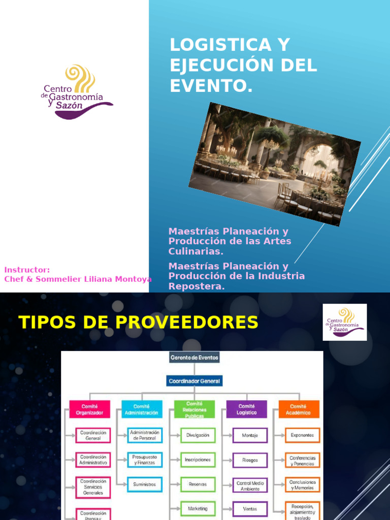 Logística y Ejecución de Eventos Culinarios | PDF