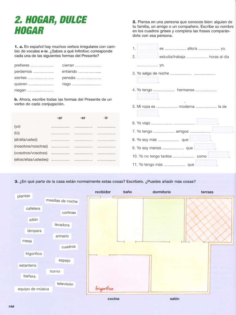 Ejercicios 1a, 1b, 2 | PDF