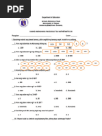 Math Quiz Bee Grade 3 | PDF
