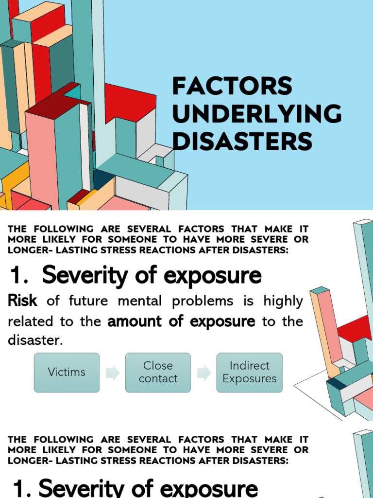 Factors Underlying Disasters | PDF | Stress (Biology) | Hepatitis