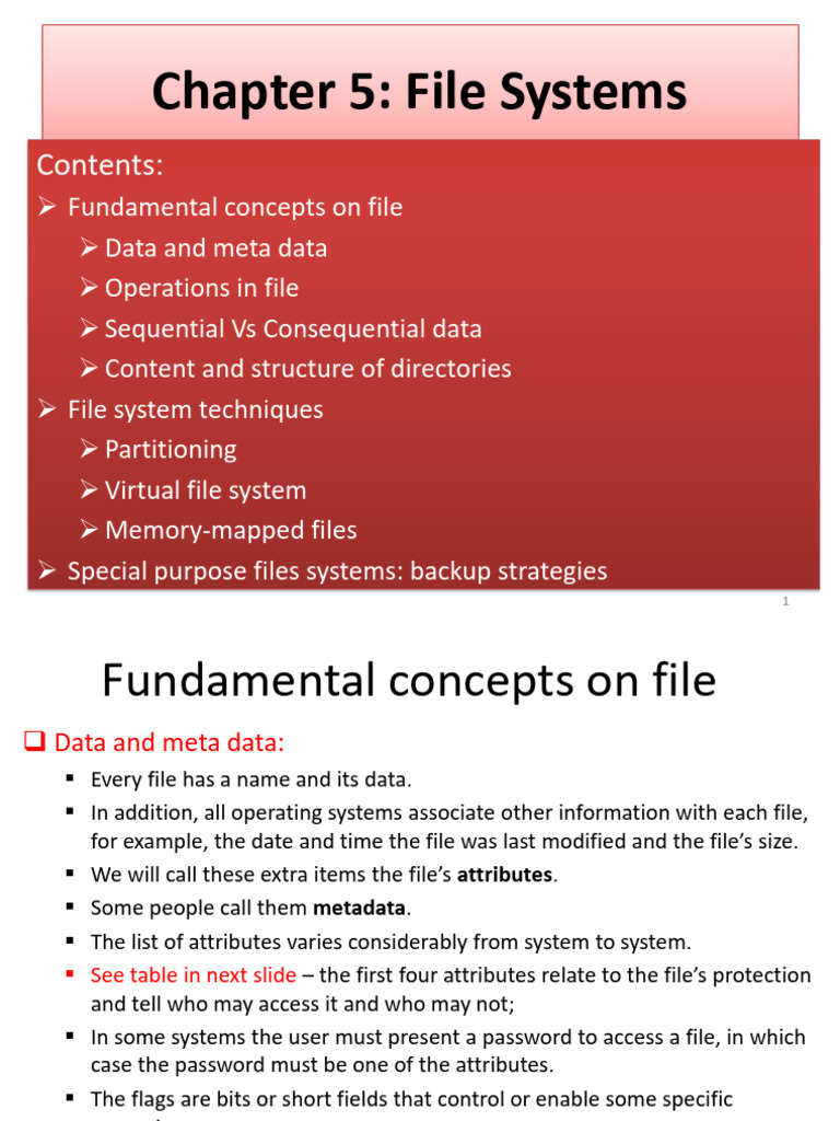 Chapter 5 - File management | PDF | Computer File | File System