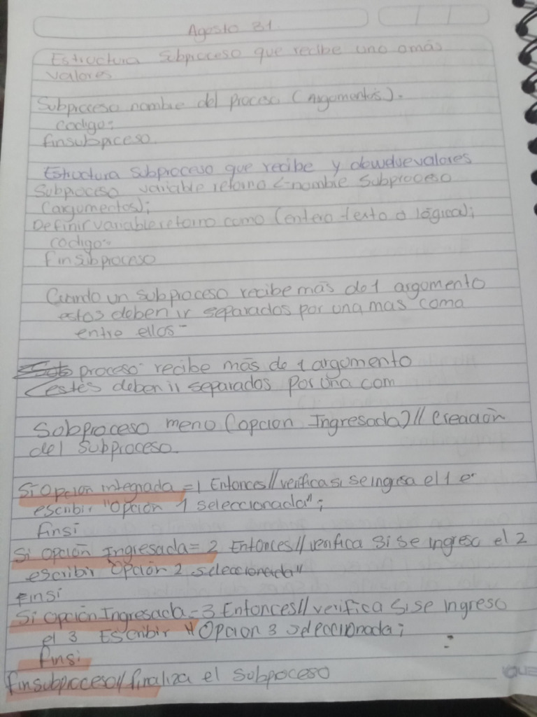 Ejercicios Progra 31 Agosto | PDF