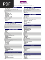 College Packing List Freshman Year Excel | PDF | Shaving