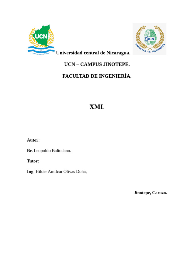 Investigacion de XML | PDF | Xml | Computación en la nube