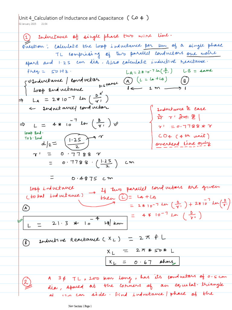 Revision Numericals Unit4 | PDF