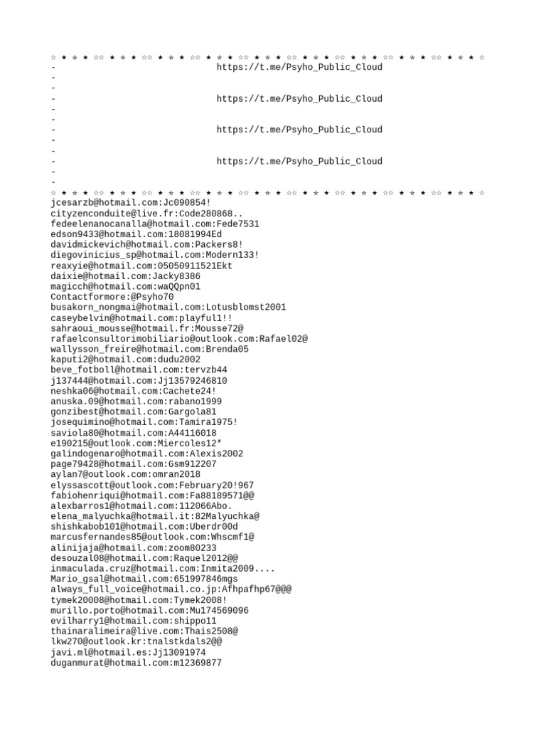 1048x HOTMAIL HITS | PDF