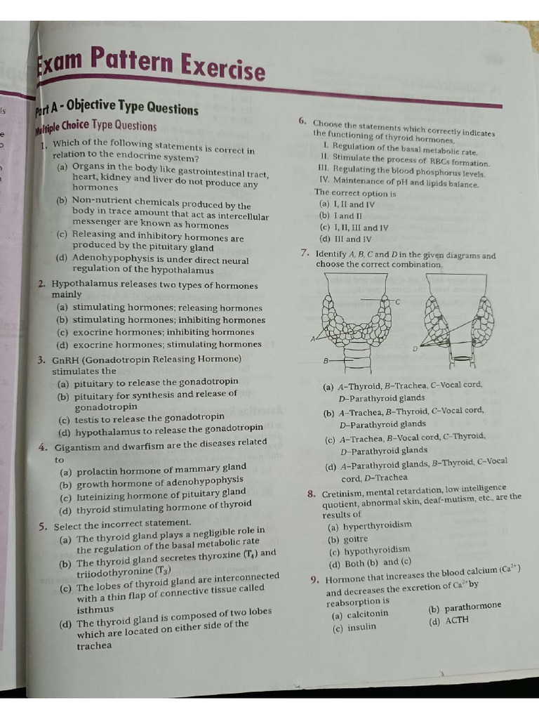 Chemical Coordination and Integration | PDF