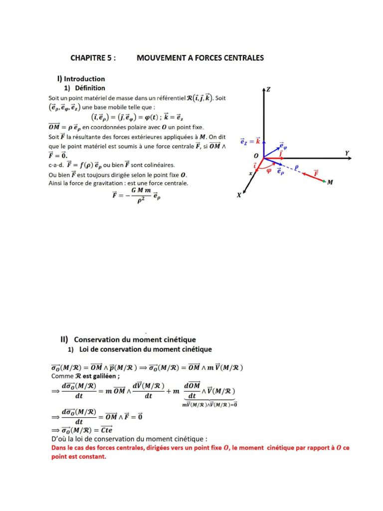 Meca1.CHAPITRE V | PDF