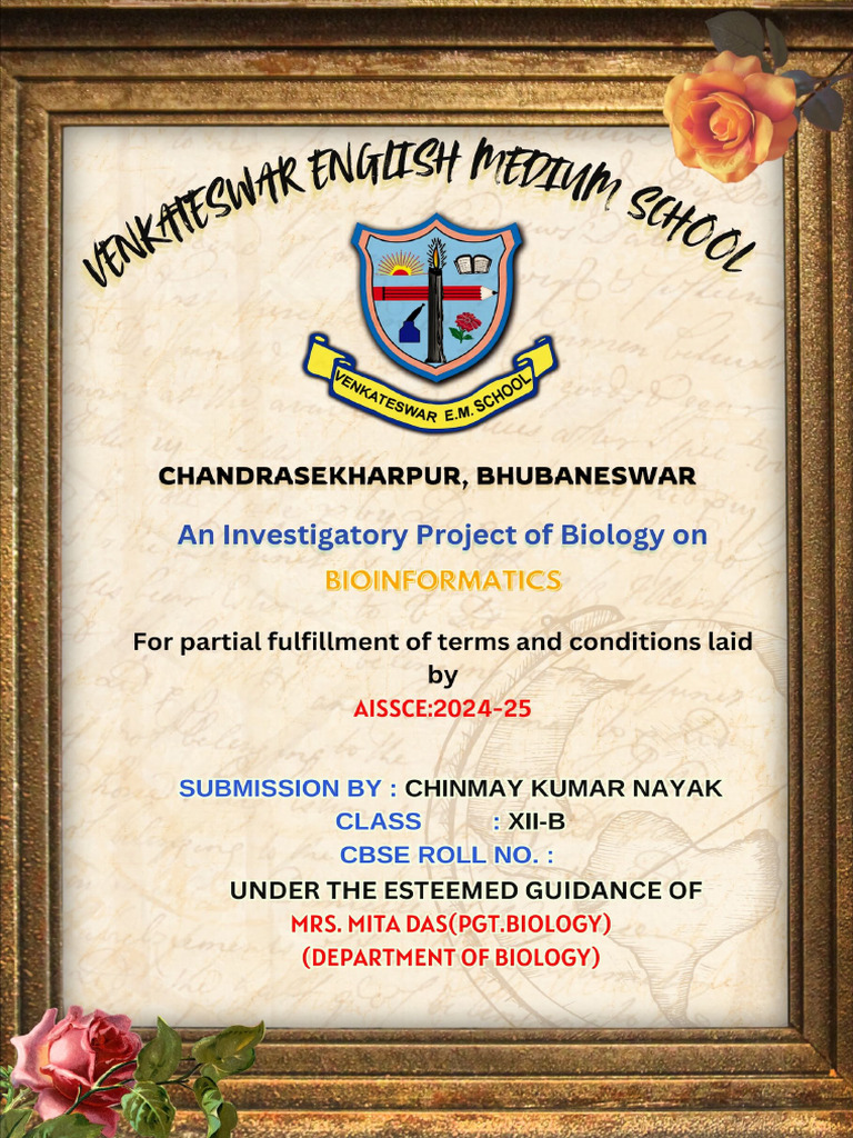 BIOLOGY BY CHINMAY (Corrected) | PDF