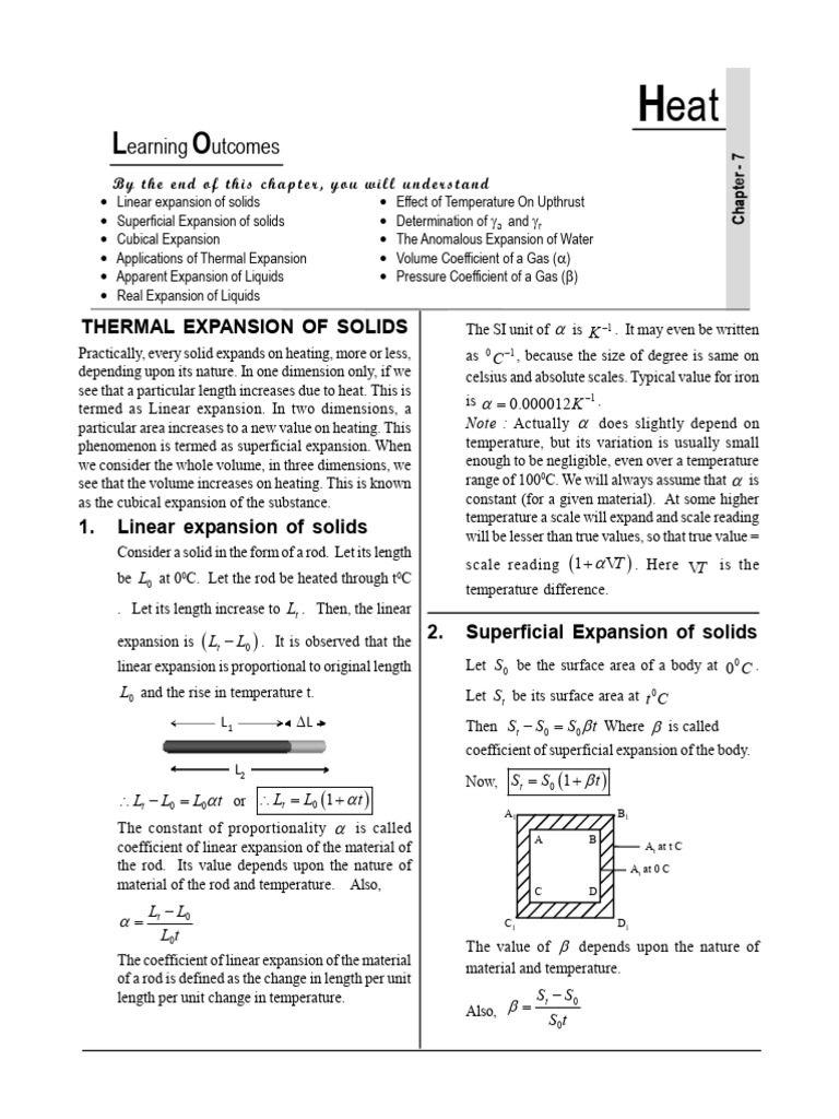 7. HEAT - XP | PDF | Thermal Expansion | Quantity