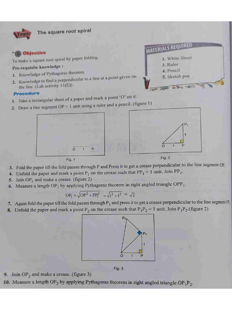 Class 9 Mathematics Activity | PDF