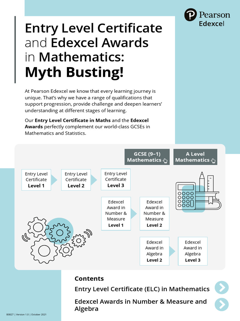 Maths Myth Busting Elc Edexcelawards | PDF | Mathematics | Qualifications
