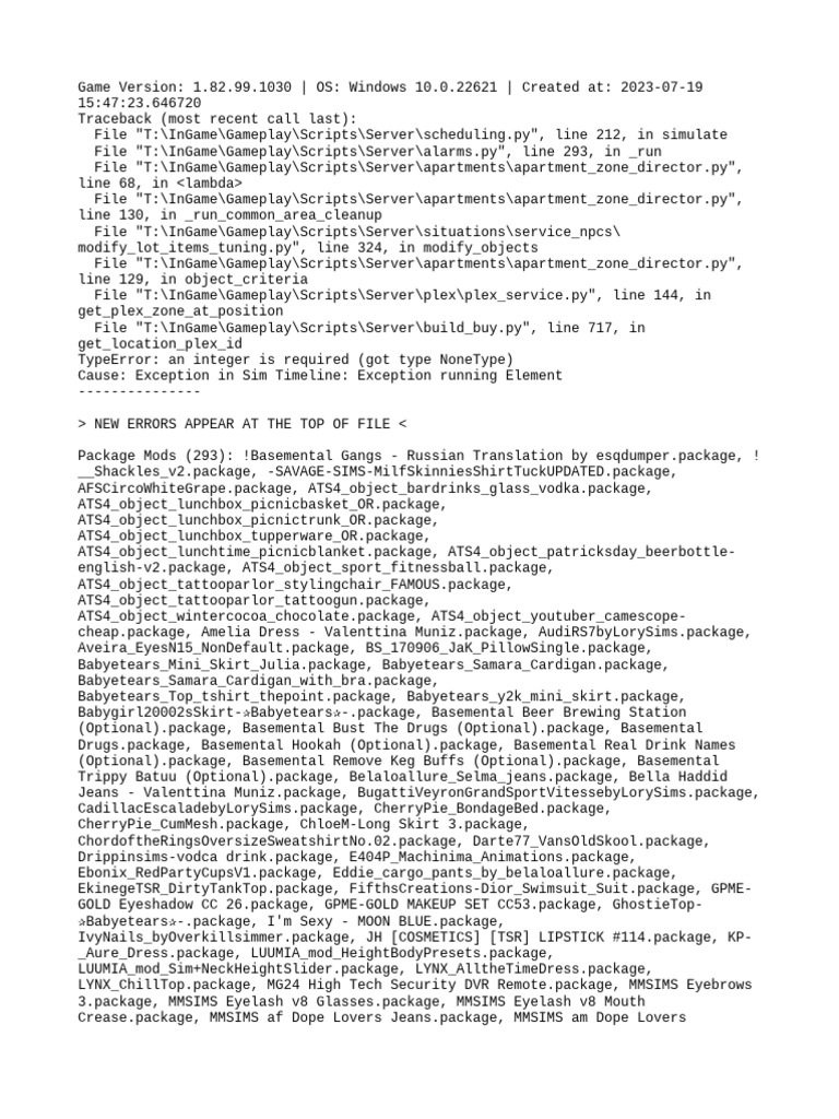lastCleanException 20240522123230 | PDF | Computing | Software