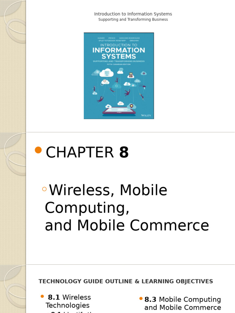 Ch 8 Wireless Mobile Computing And Mobile Commerce Pdf Wireless Radio