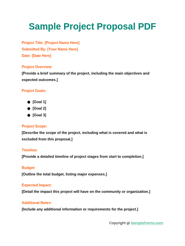 Sample Project Proposal PDF | PDF