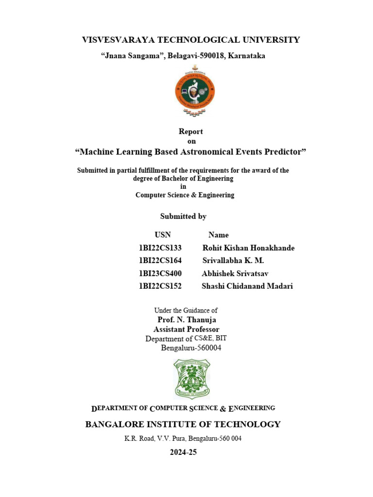 Mini Project123 | PDF | Machine Learning | Tide