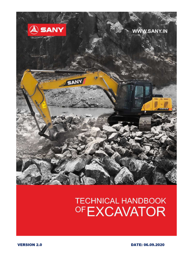 Excavator Technical Handbook Overview | PDF | Pump | Relay