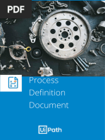 UiPath - Blank PDD Template | PDF | Automation | Business Process