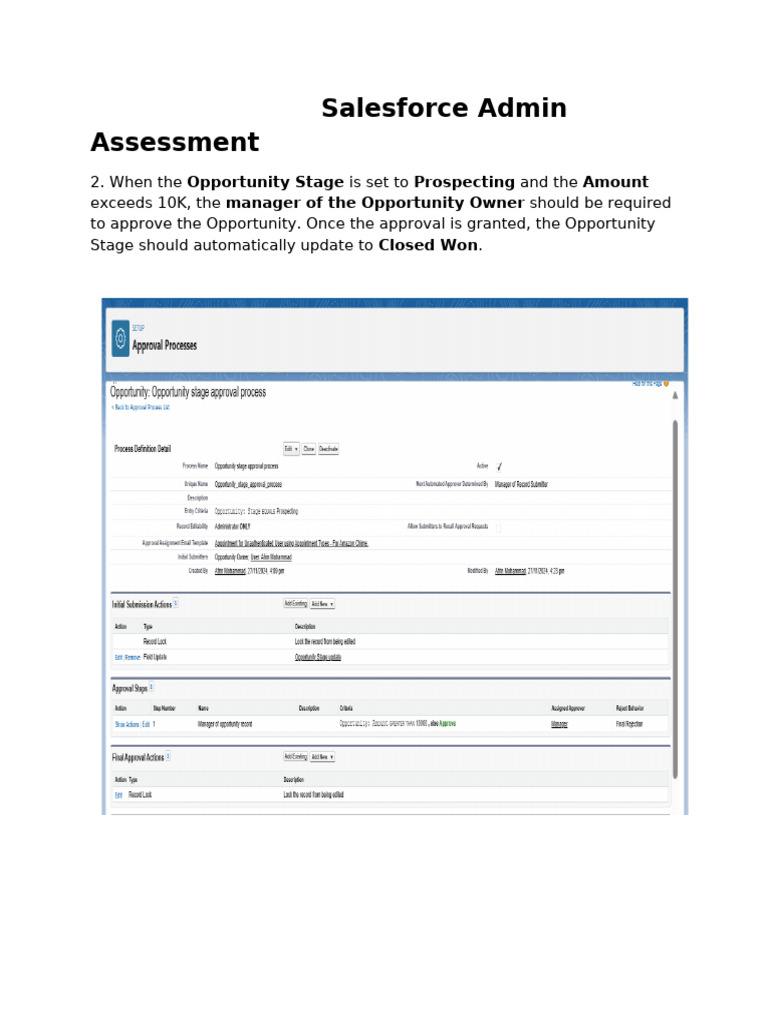 Admin Assessment | PDF