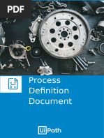 PDD Template Rpa Is Good | PDF | Business Process | Automation