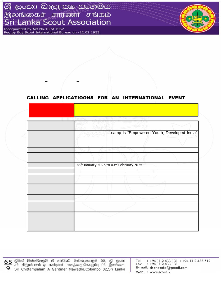 2024 12 International Circular 83 Diamond Jubilee Jamboree BSG - India ...