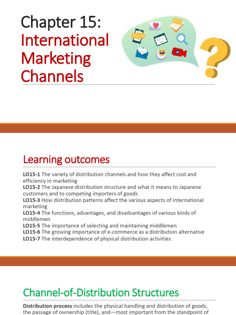 International Marketing Channels Explained | PDF | Retail | Marketing