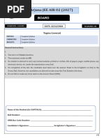 PWNSAT - Sample Paper - Class - 7th - Questions | PDF | Heart