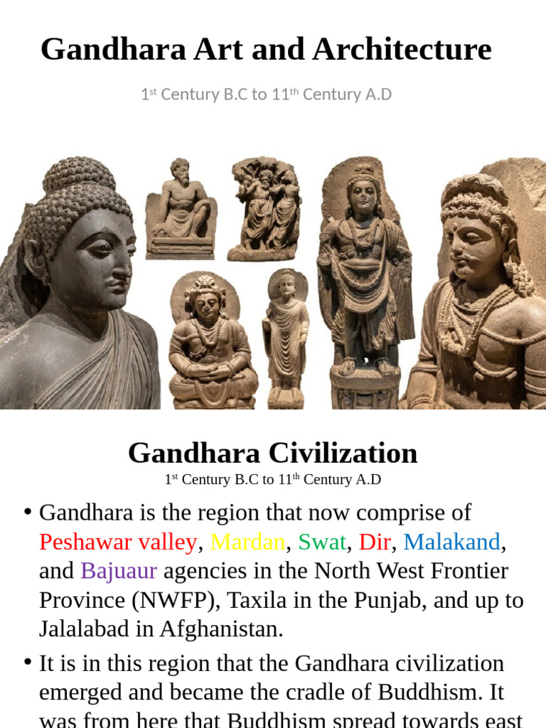 Gandhara Art and Architecture Overview | PDF
