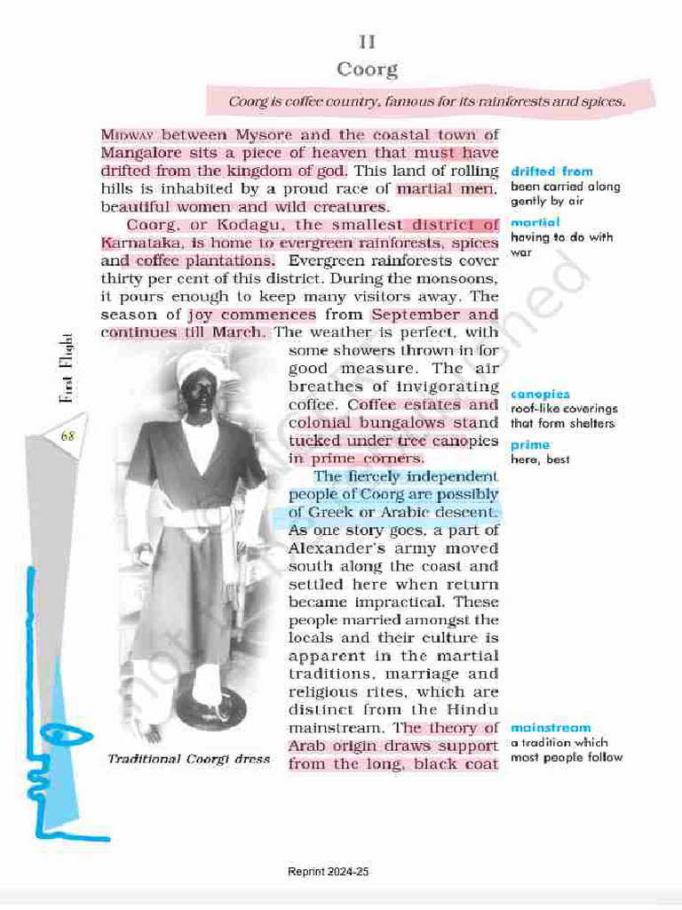 Highlighted Points of Coorg | PDF