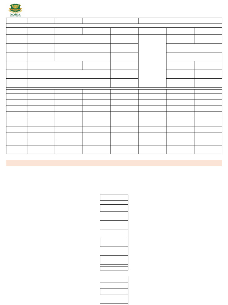 First - Year - Timetable - (6) | PDF
